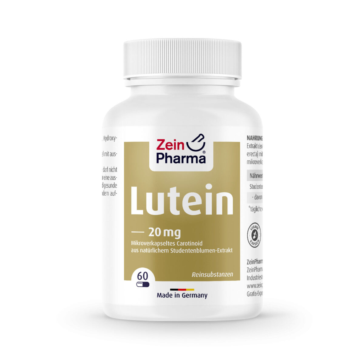 Luteína 20mg (60 cápsulas) – Nutrypharma