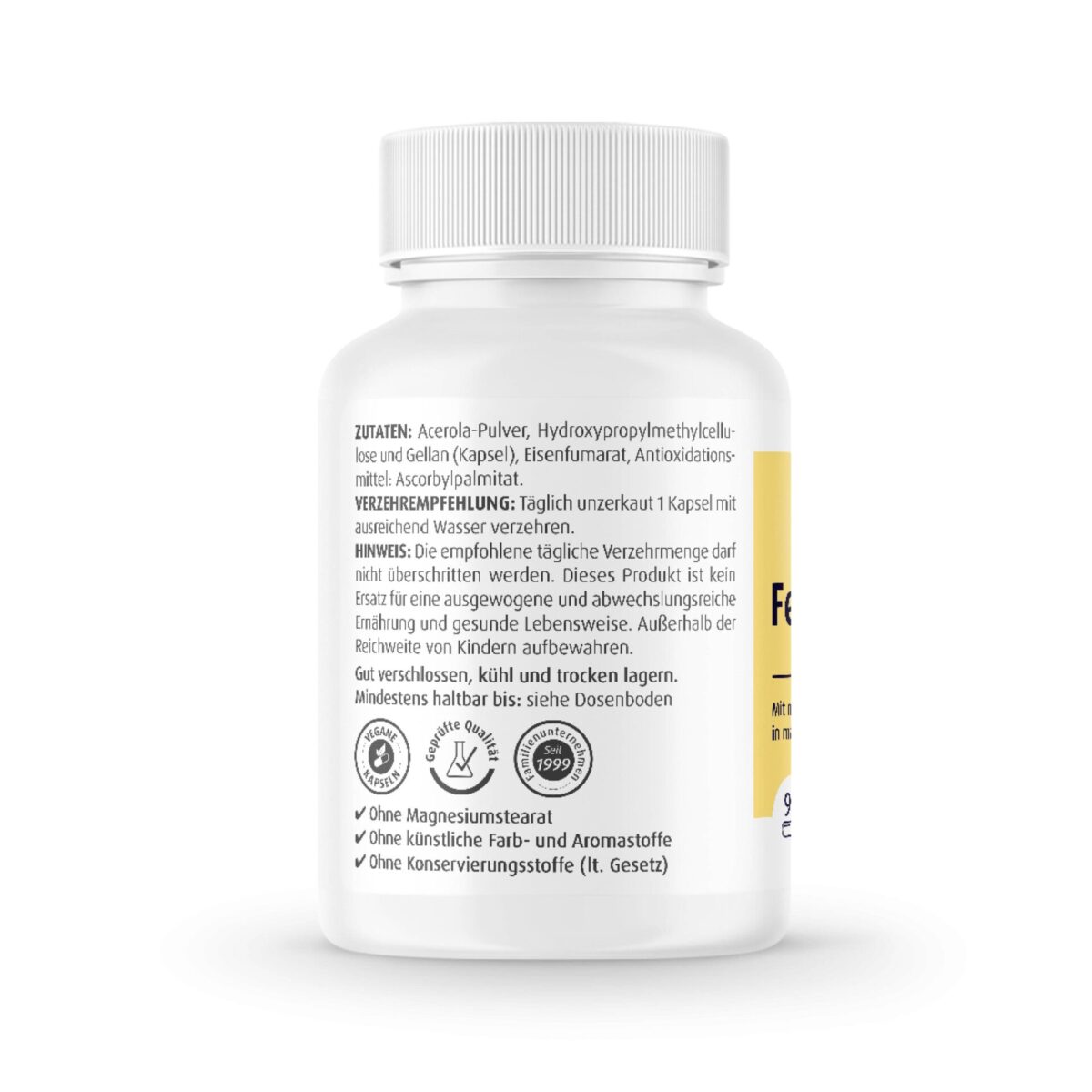 Ferro Fumarato 14mg (90 cápsulas) – Nutrypharma