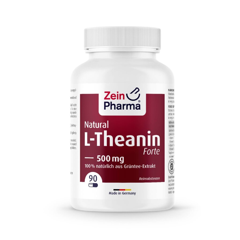L-Teanina Natural Forte 500mg (90 cápsulas) – Nutrypharma