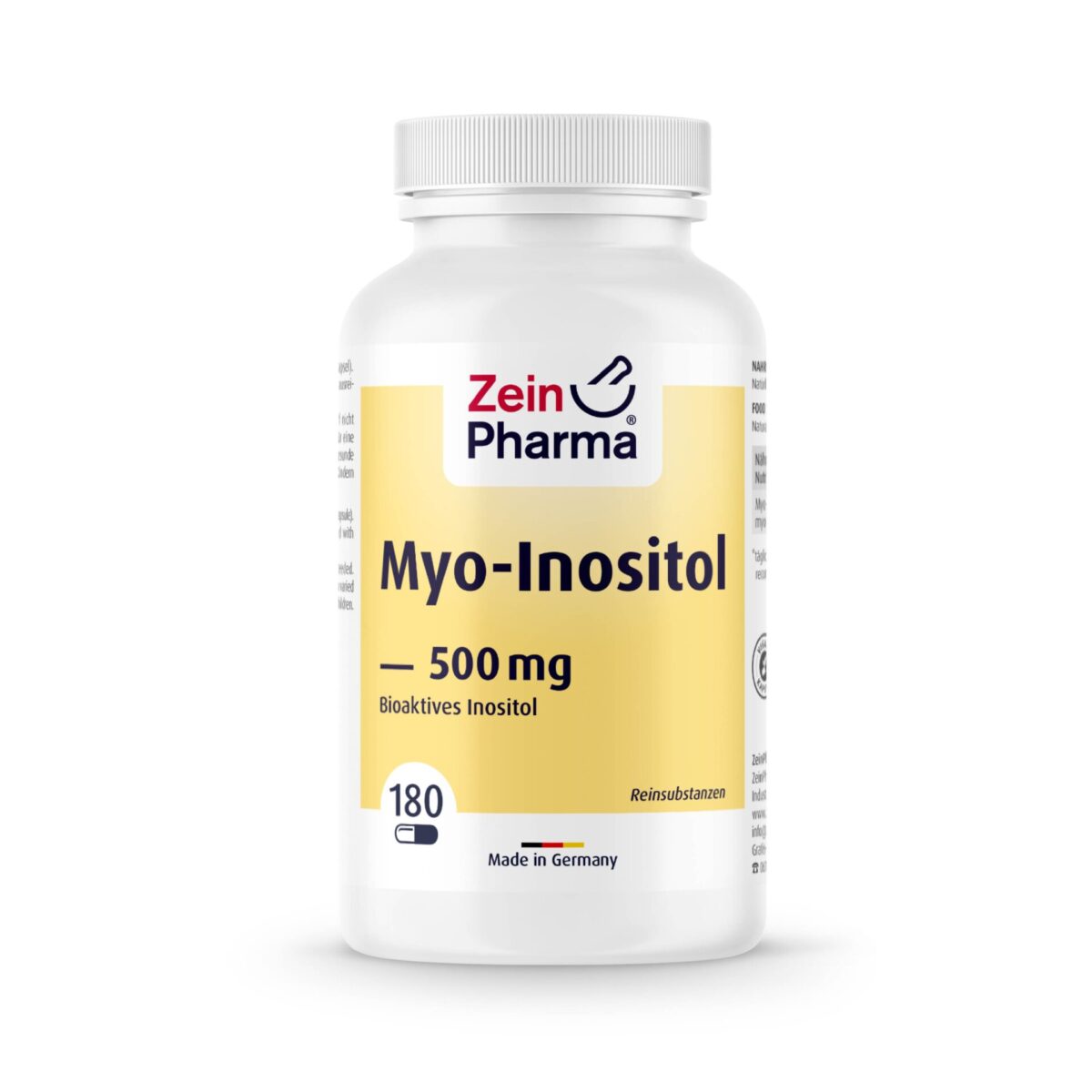 Inositol 500mg (180 cápsulas) – Nutrypharma