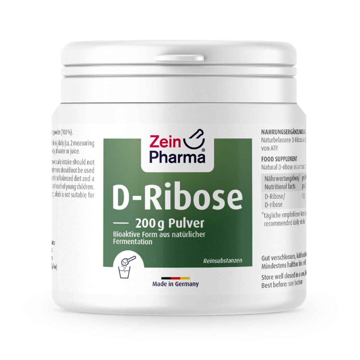 D-Ribose Pó 200g – Nutrypharma